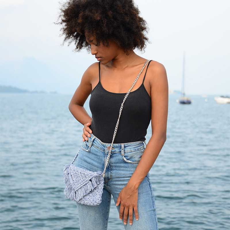 TUTORIAL SHOULDER BAG - MACRAMORE MELANGE - Gomitolo.com