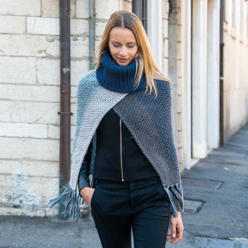 TUTORIAL PONCHO - SUPER TRECCIA - Gomitolo.com