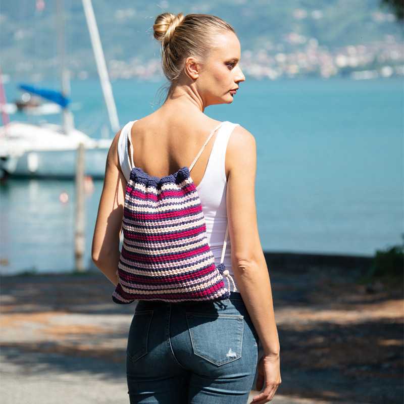 TUTORIAL ZAINETTO SACCO - MITÙ MOCHILA - Gomitolo.com