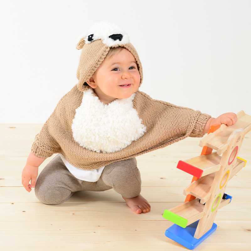 TUTORIAL PONCHO BABY - BIO LANA - Gomitolo.com