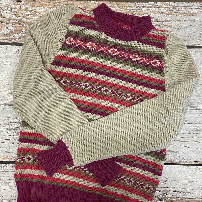 TUTORIAL PULL CON MANICHE JACQUARD - MERINOS EXTRA - gomitolo.com