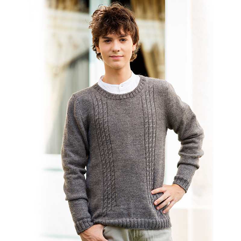 TUTORIAL PULL TRECCE UOMO - BIO LANA FINE - Gomitolo.com