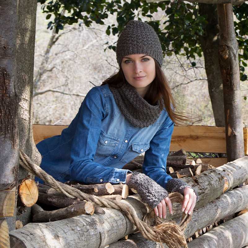 TUTORIAL BERRETTO, COLLO E GUANTI DAMA - BIO LANA - Gomitolo.com