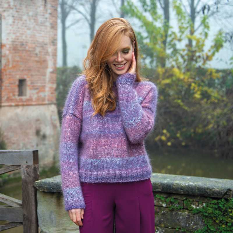 TUTORIAL MAGLIA CORTA DONNA - LIEVE E DOLCE MOHAIR - Gomitolo.com